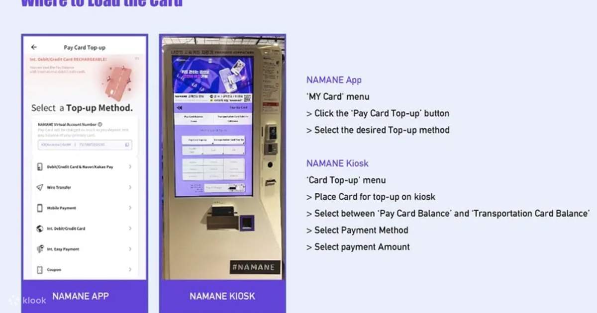 Thẻ du lịch trả trước có thể tùy chỉnh - NAMANE CARD - Klook Việt Nam